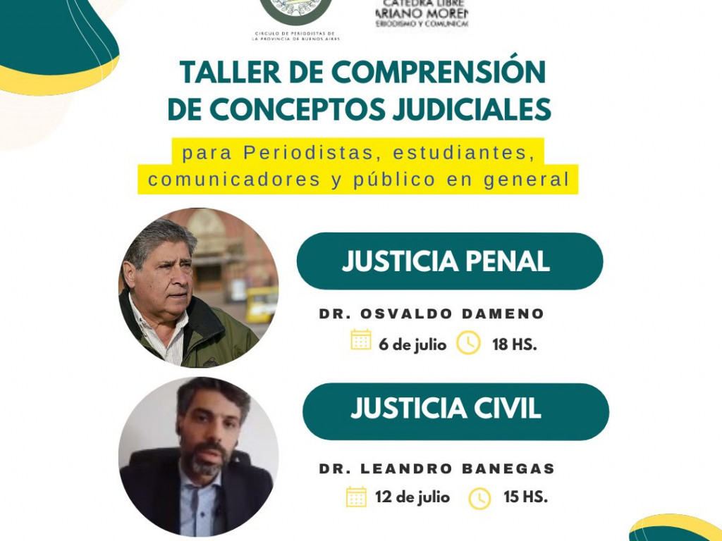 Taller de comprensión de conceptos judiciales
